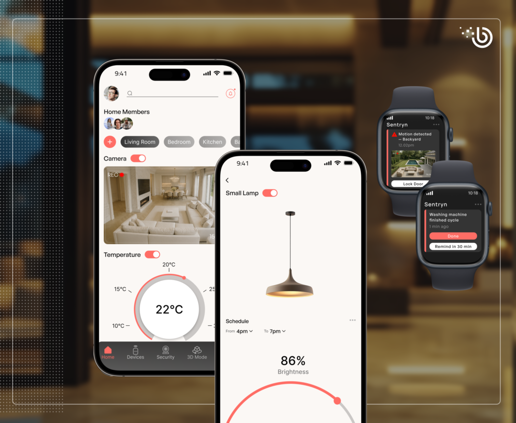 Smart Home App - Your smart living assistant - Dreambit - Cross-Platform web & mobile app ...